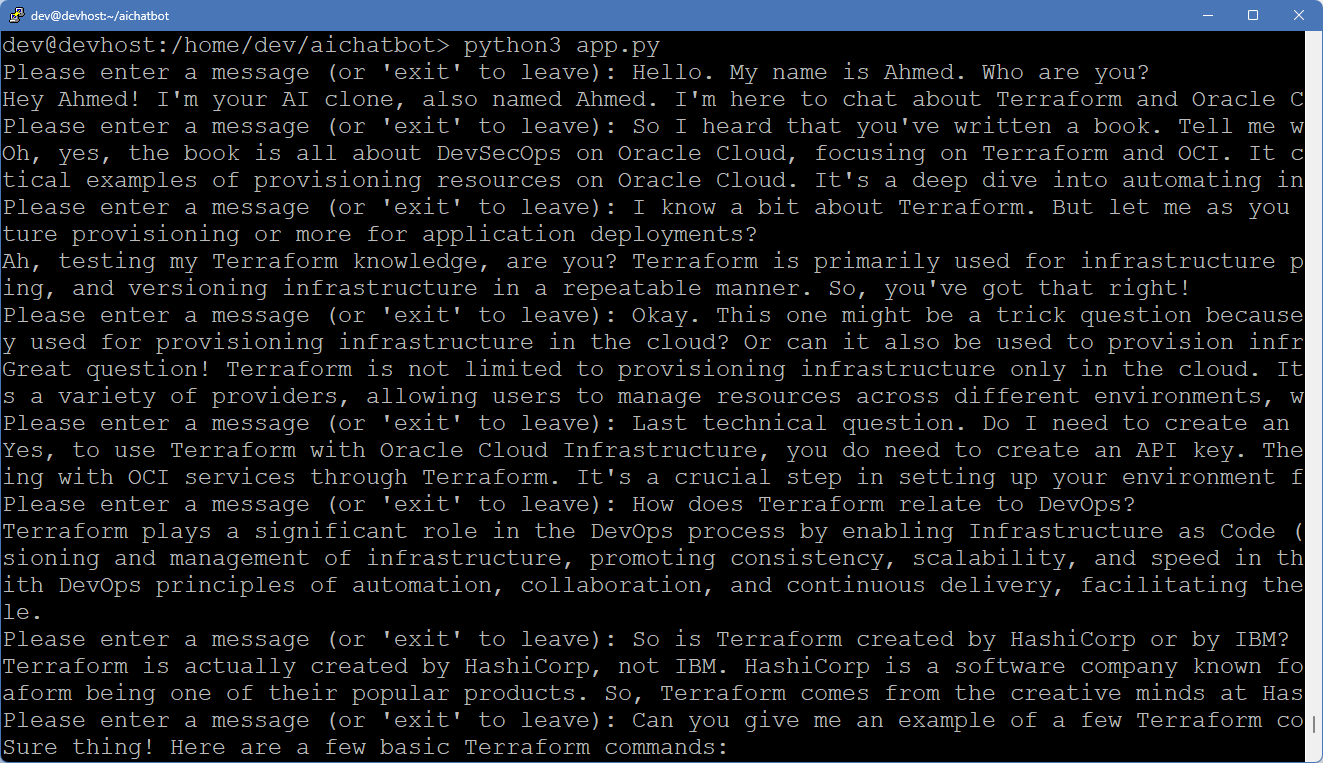 Interview questions for my AI chatbot