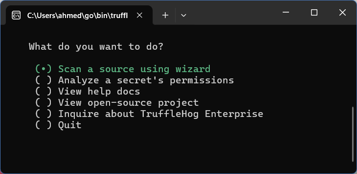 Setting up TruffleHog for repo security scans
