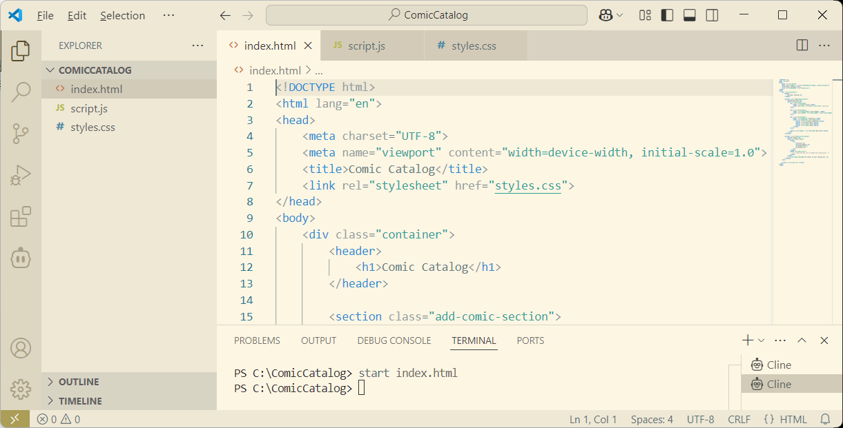 Impressive Autonomous AI Code Generation with Cline